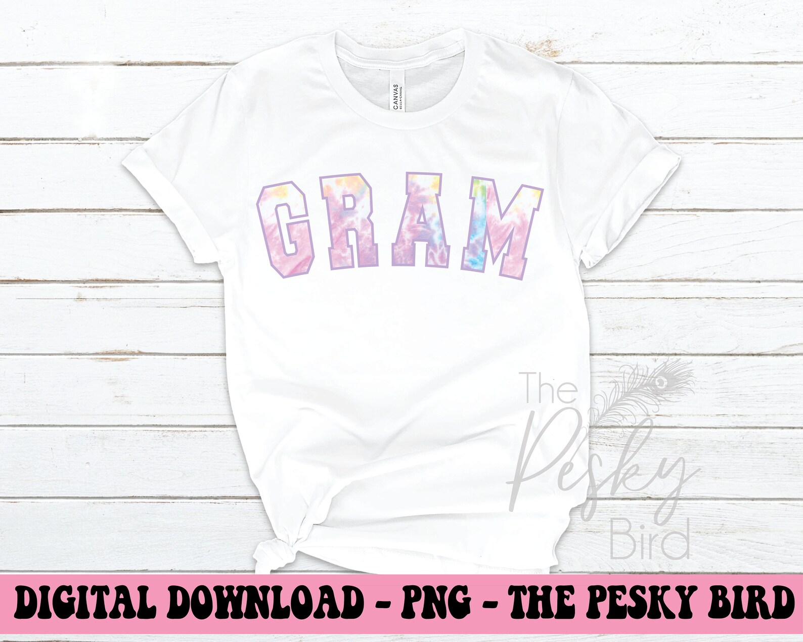 Gram Tie Dye PNG, Gram Sublimation, Sublimation Design, Gram Design ...