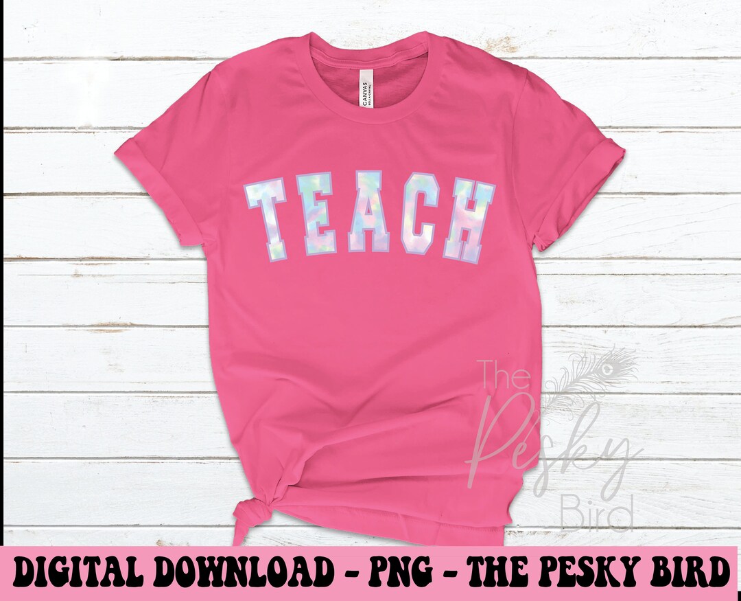 Teacher Tie Dye Design - Etsy