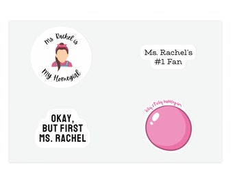 Ms. Rachel Sticker - Etsy