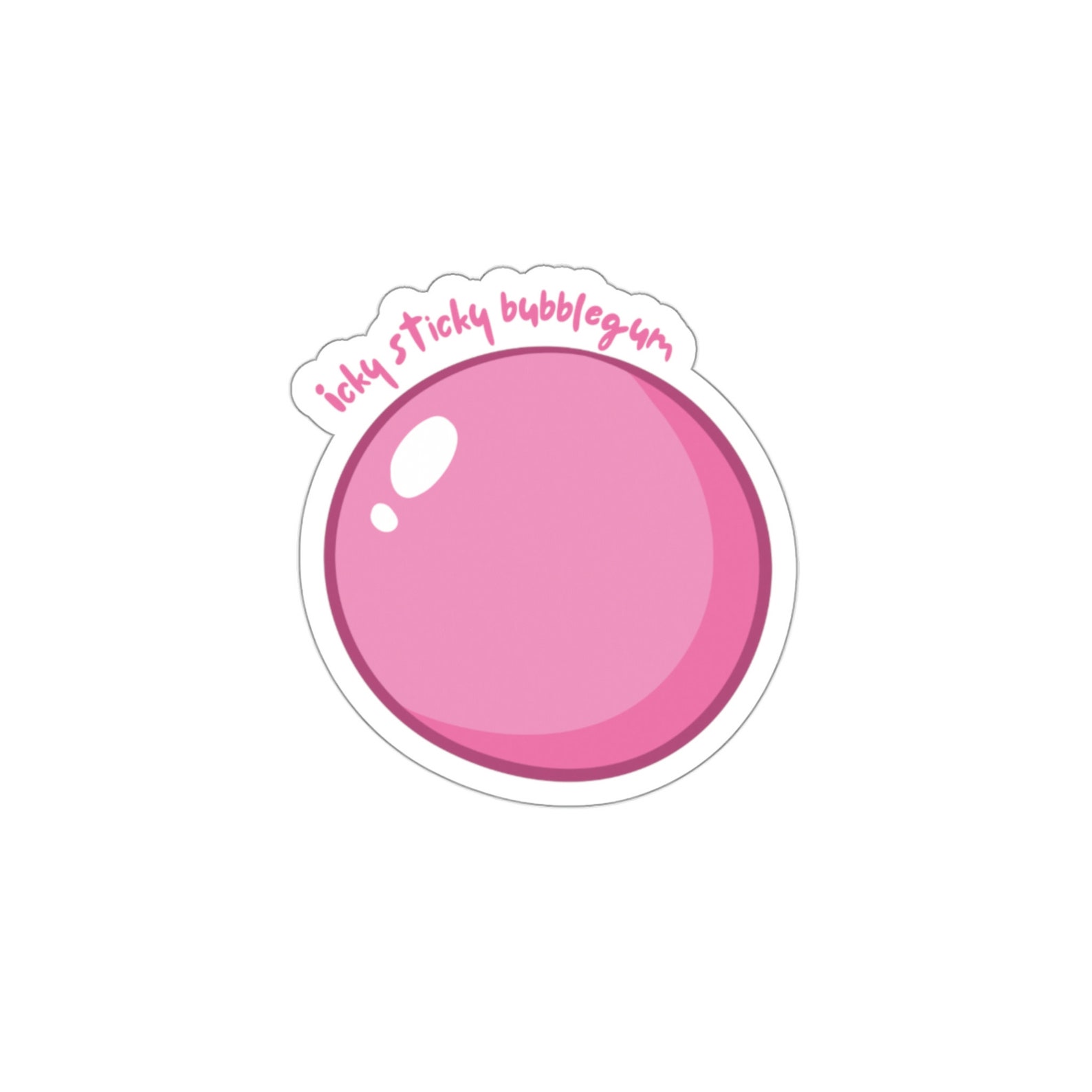 Ms Rachel Icky Sticky Bubblegum 100 Percent Waterproof Vinyl Sticker - Etsy