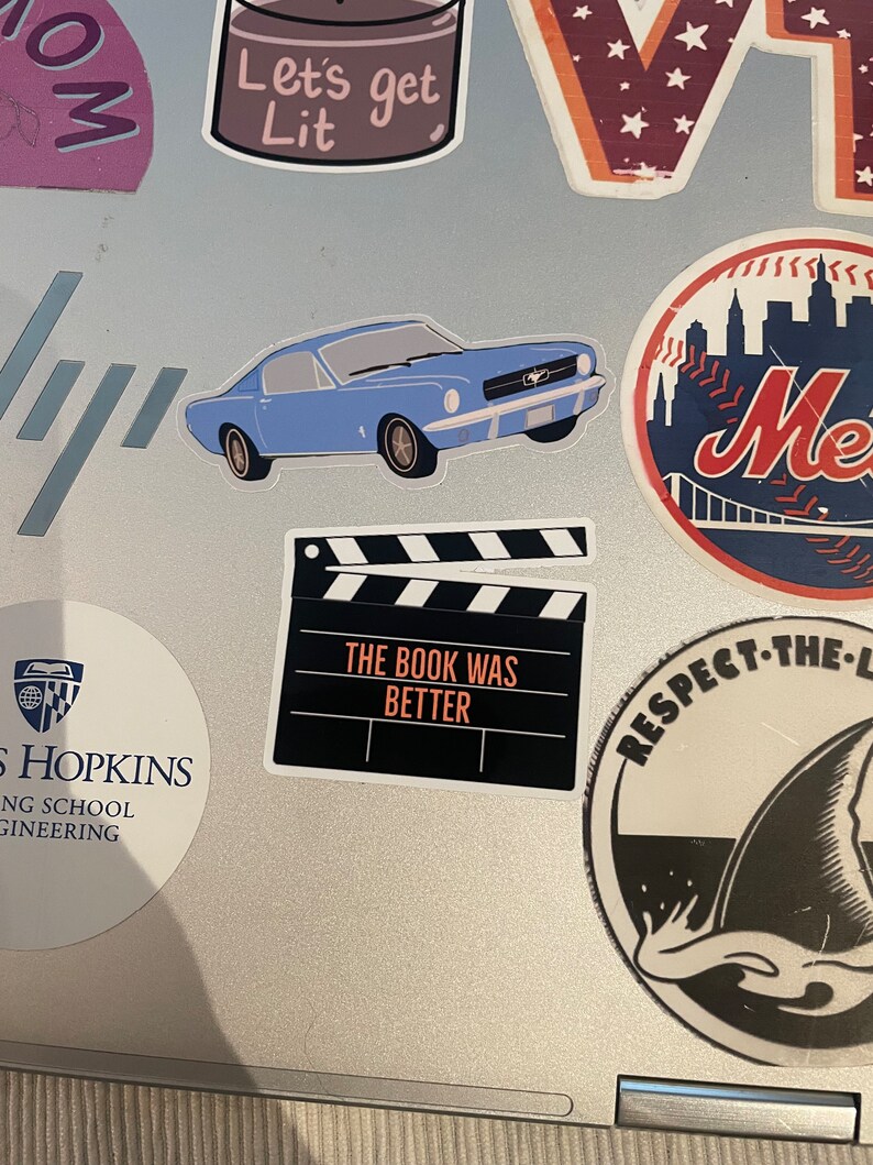 The Book Was Better Sticker - Etsy