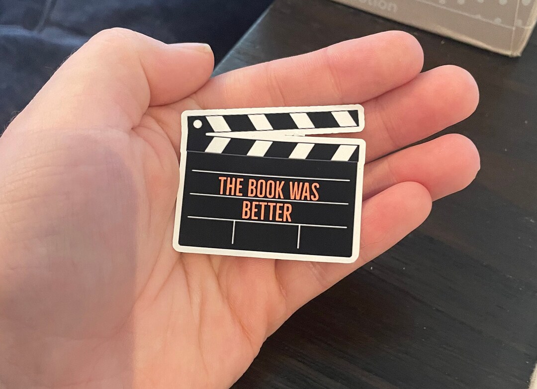 The Book Was Better Sticker - Etsy