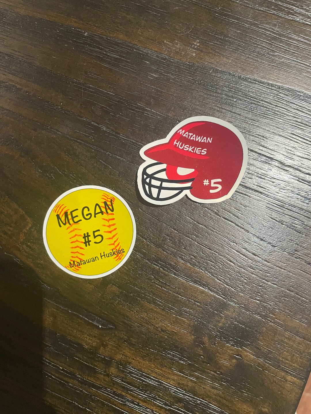 Custom Softball Sticker Pack - Etsy