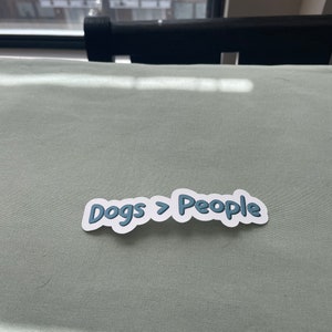 Dogs > People Sticker - Etsy