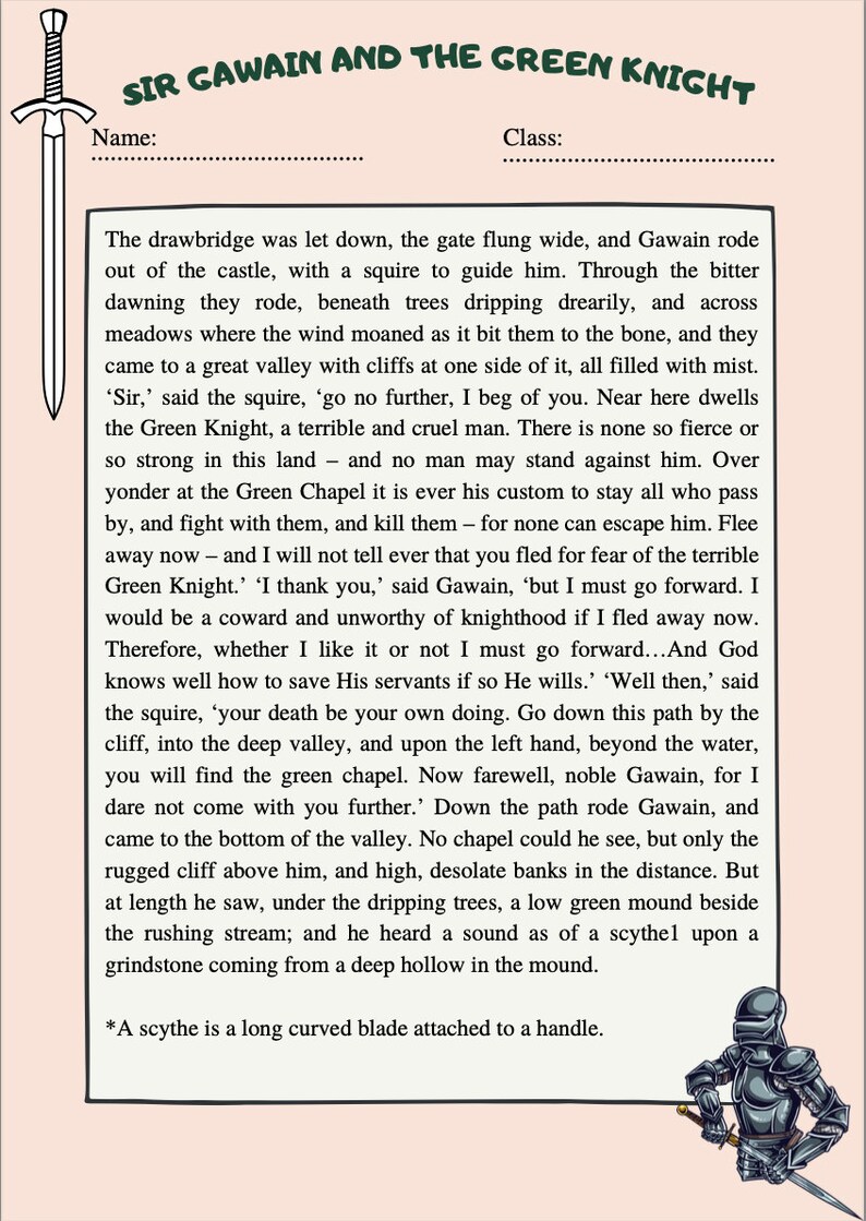 Reading & Comprehension Printable Worksheet | 11 + Year 5 Year 6 KS2 ...