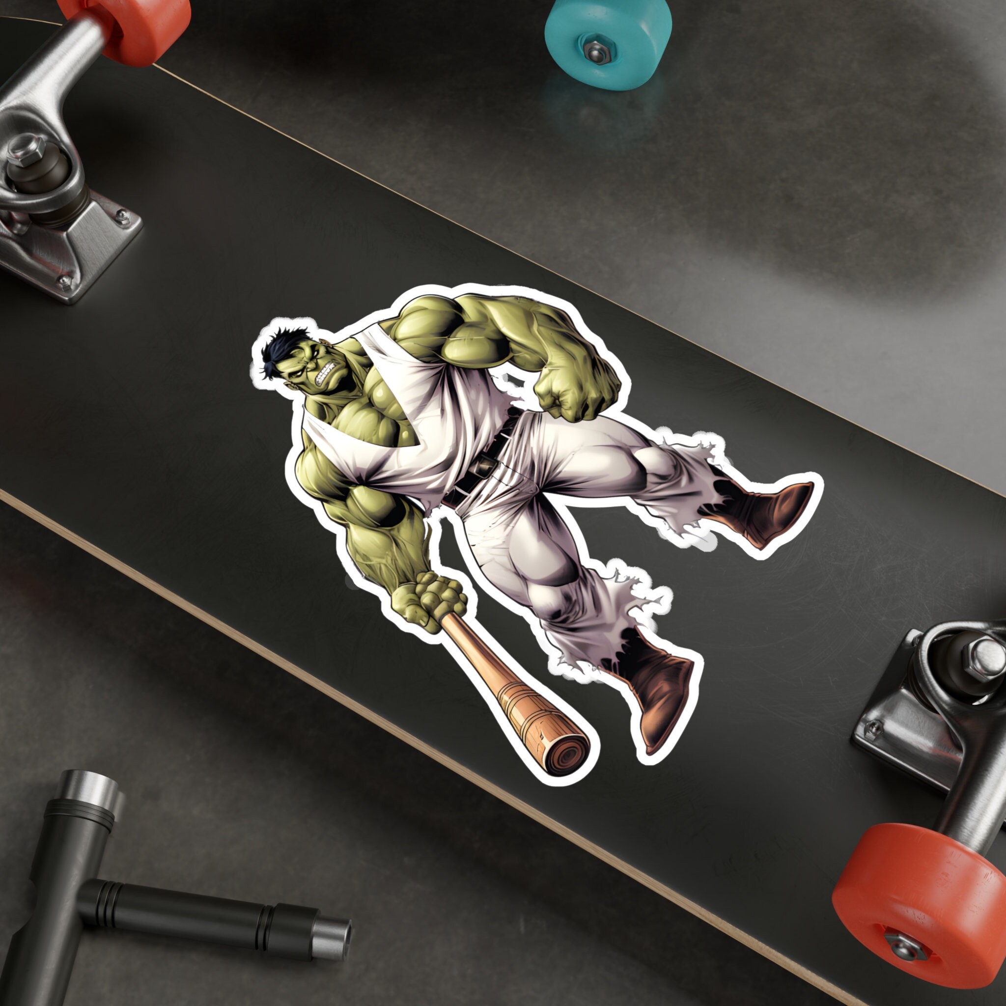 Hulk Baseball Kiss-cut Vinyl Decal | Hulk Sticker - Etsy