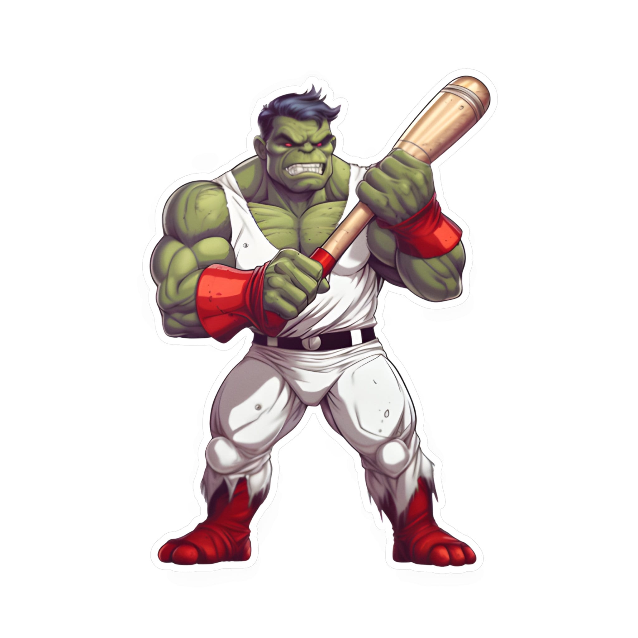 Hulk Baseball Kiss-cut Vinyl Decal Hulk Sticker - Etsy