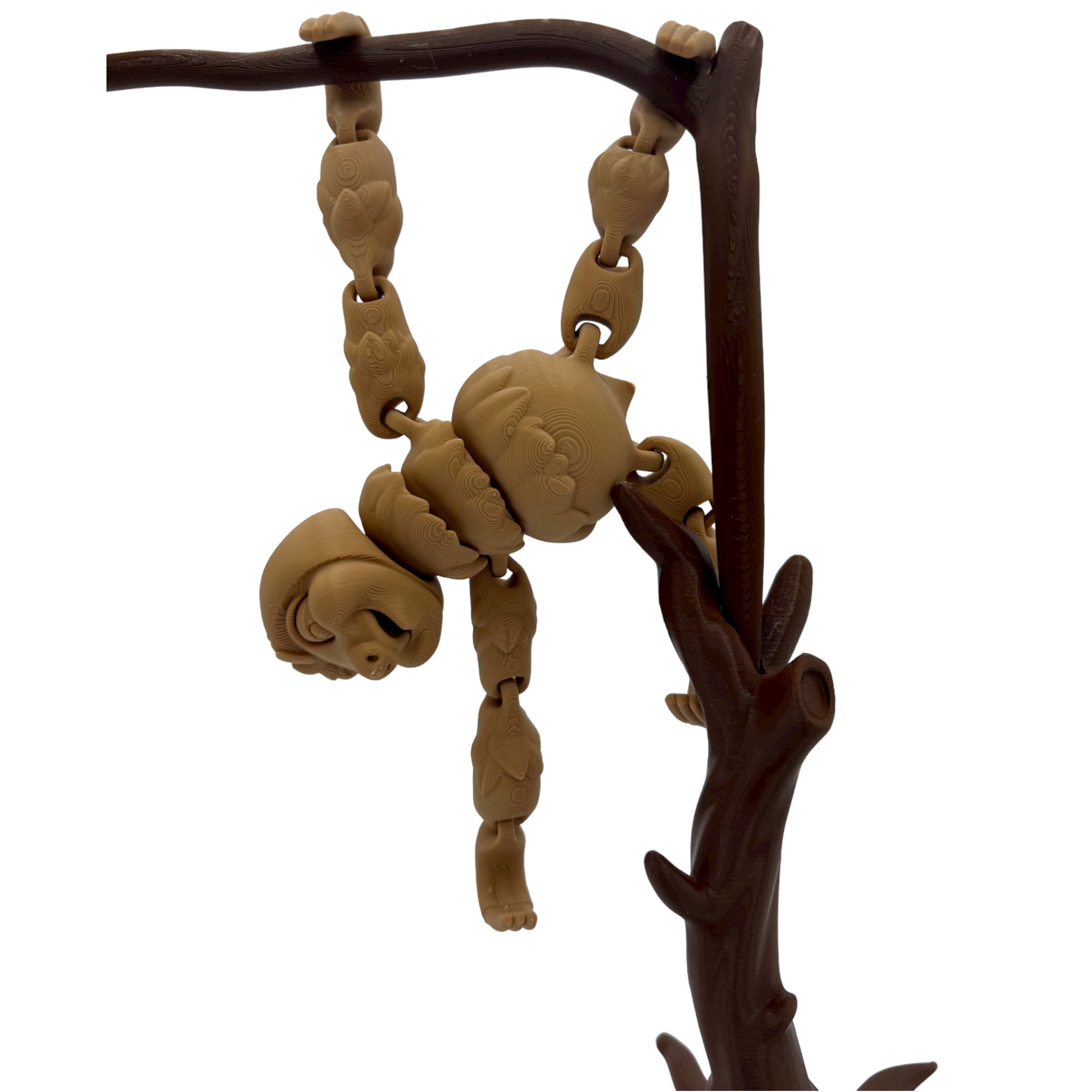 Sloth in A Tree 3D Printed Articulated Sloth Adorable Calming Toy - Etsy