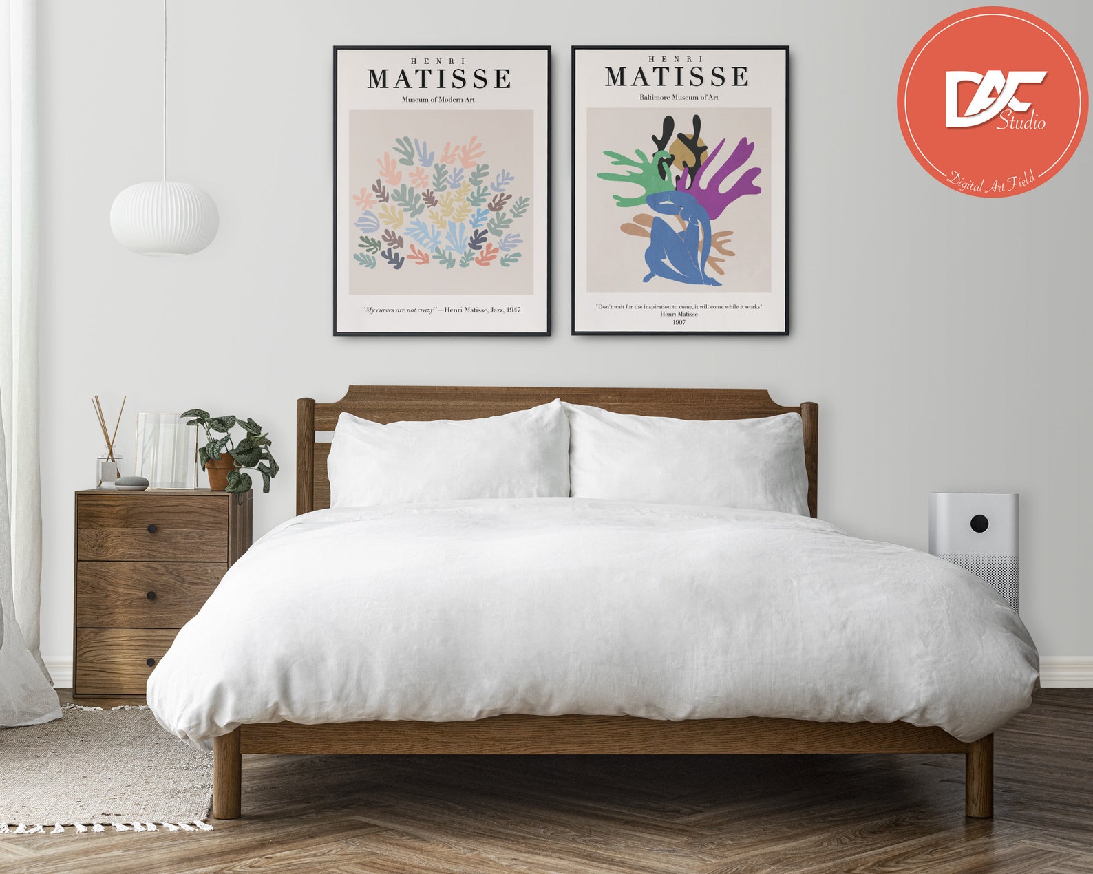 Printable Wall Art, Henri Matisse Poster, Curves, Coral Art, Digital ...