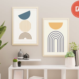 Printable Wall Art, Colourful Boho Poster, Digital Download - Etsy