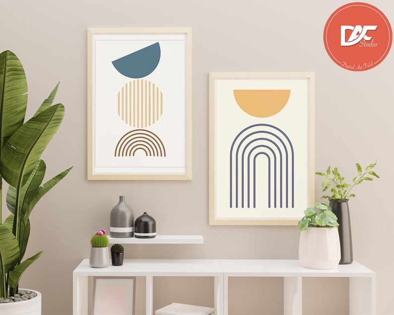 Printable Wall Art, Colourful Boho Poster, Digital Download - Etsy