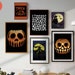 Gallery Wall Set of 6 Prints, Halloween Poster, Halloween Wall Set ...