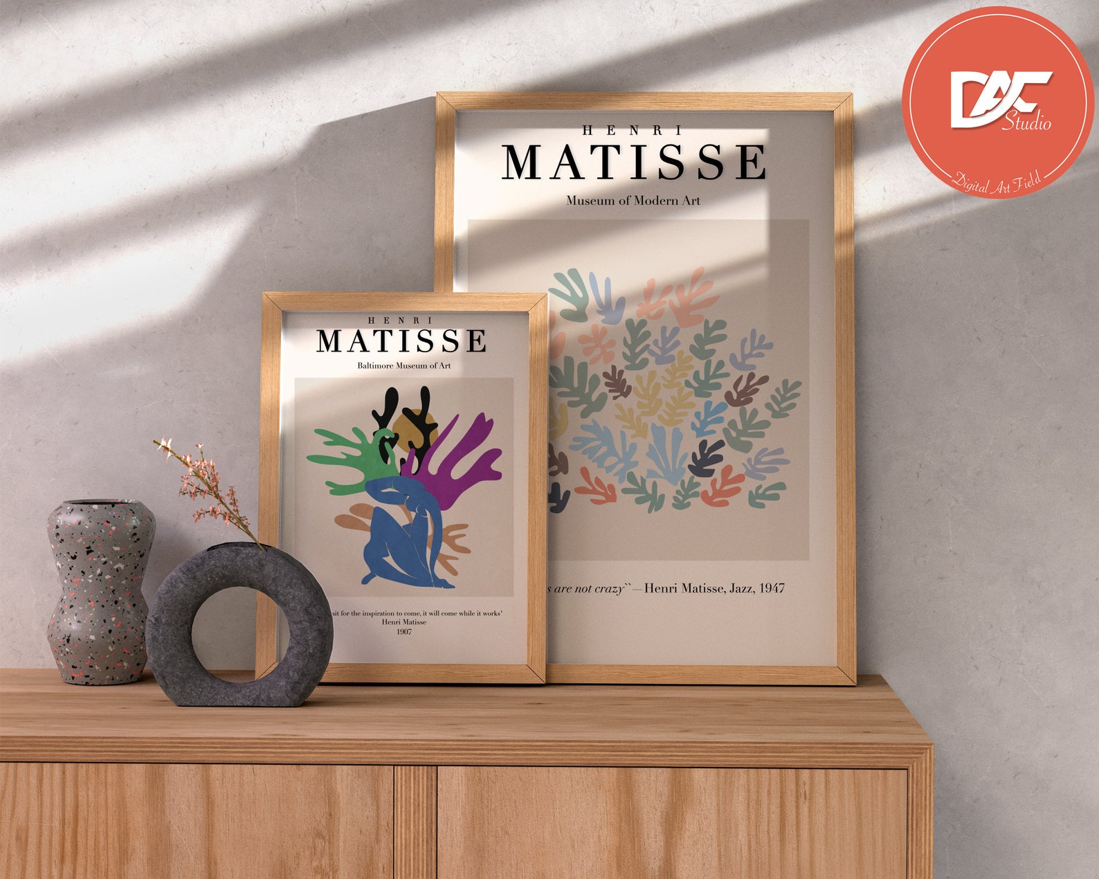 Printable Wall Art Henri Matisse Poster Curves Coral Art - Etsy