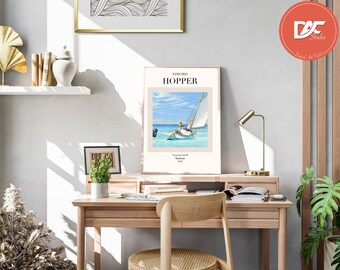 Printable Wall Art Blue Moon Landscape Poster Digital - Etsy