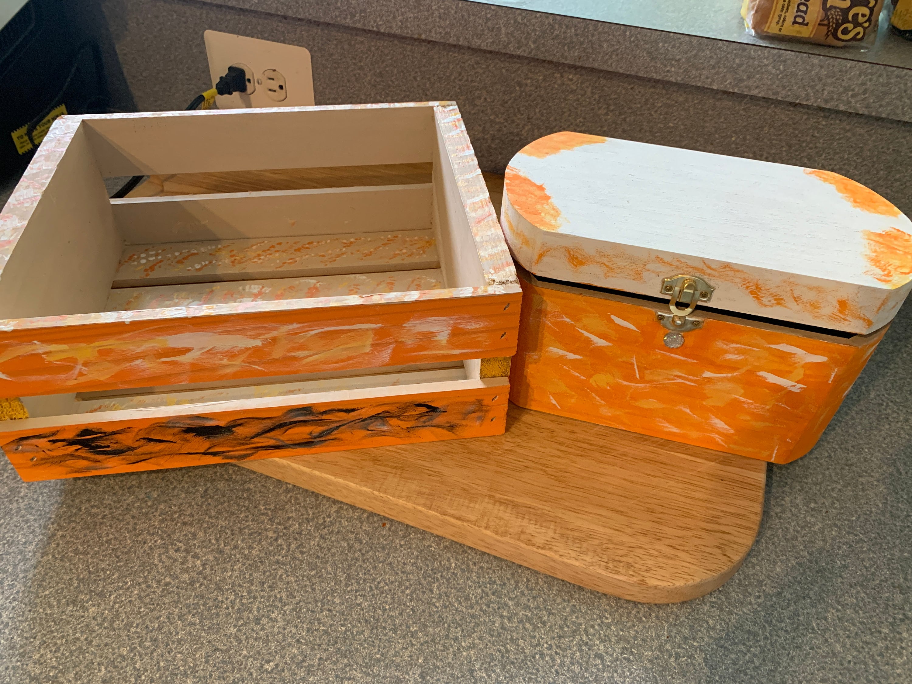 Hand Painted Wooden Boxes - Etsy