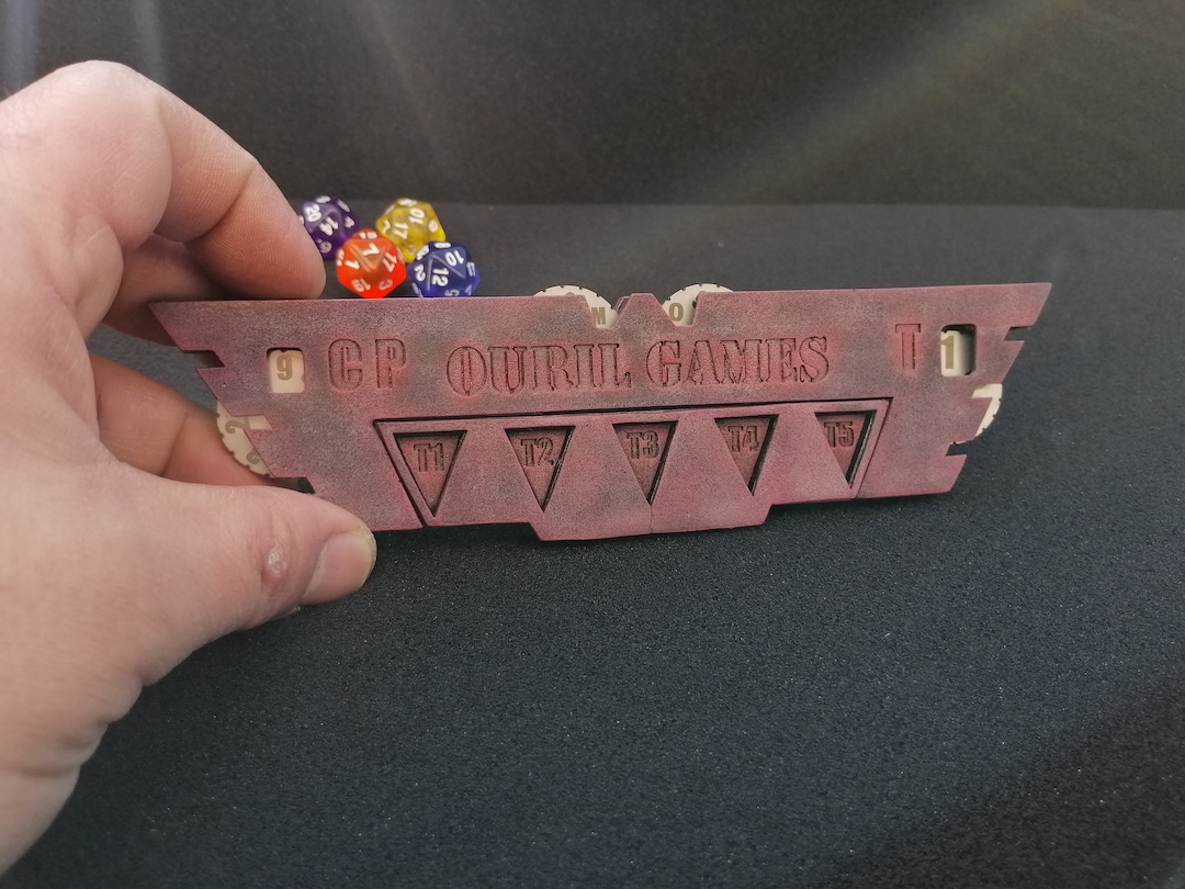 Warhammer 40K Game Tracker. Turn Marker, Command Points, Generals and ...