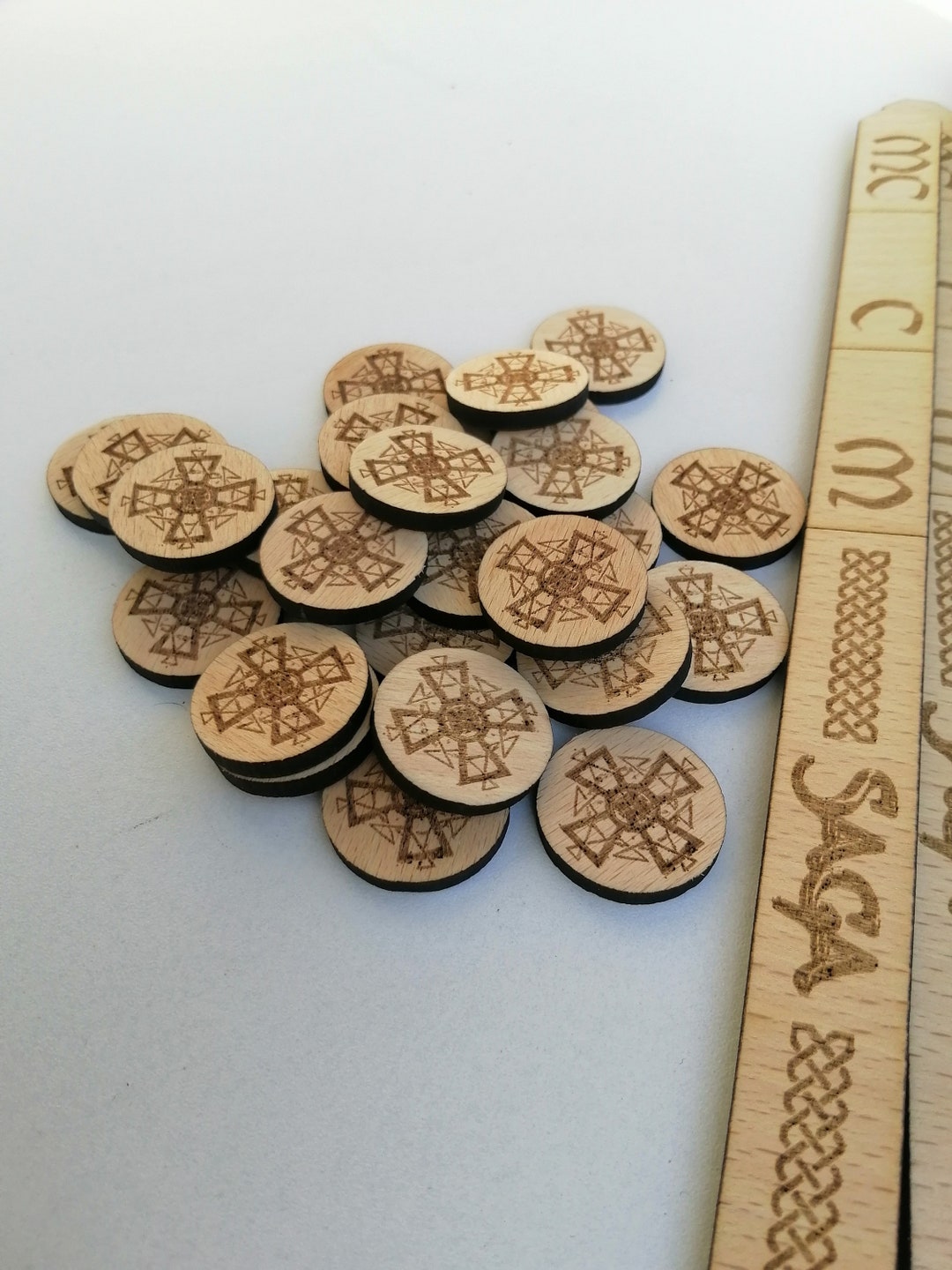 Saga Fatigue Tokens. Fatigue Tokens for Wargames. Token Pack for Saga ...