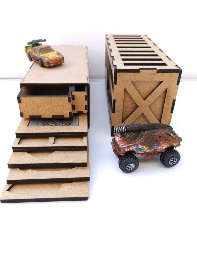 Container Box for Movement Templates Gaslands, Compatible Terrain ...