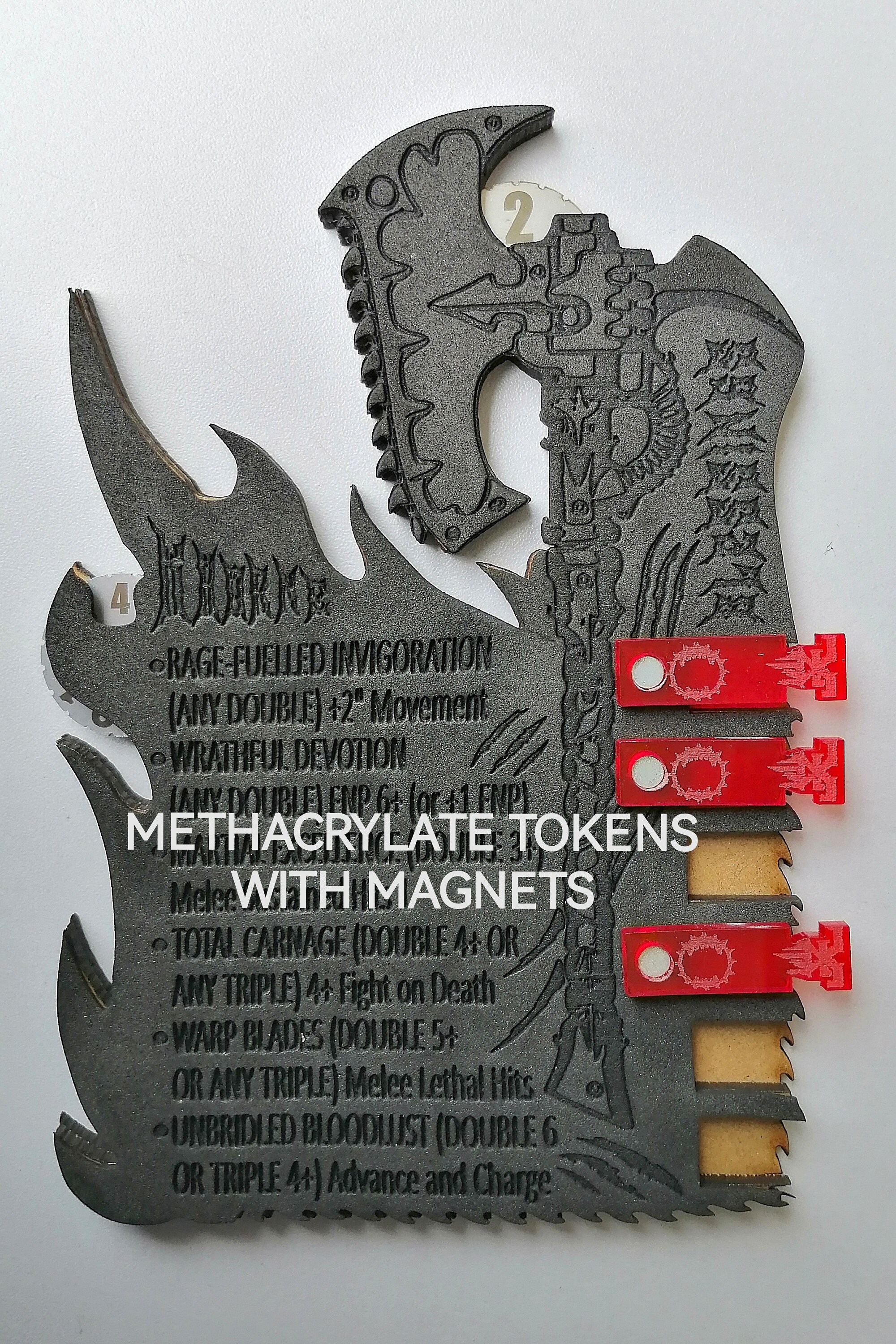 Blessings of Khorne Tracker. World Eaters Panel With Command Point and ...