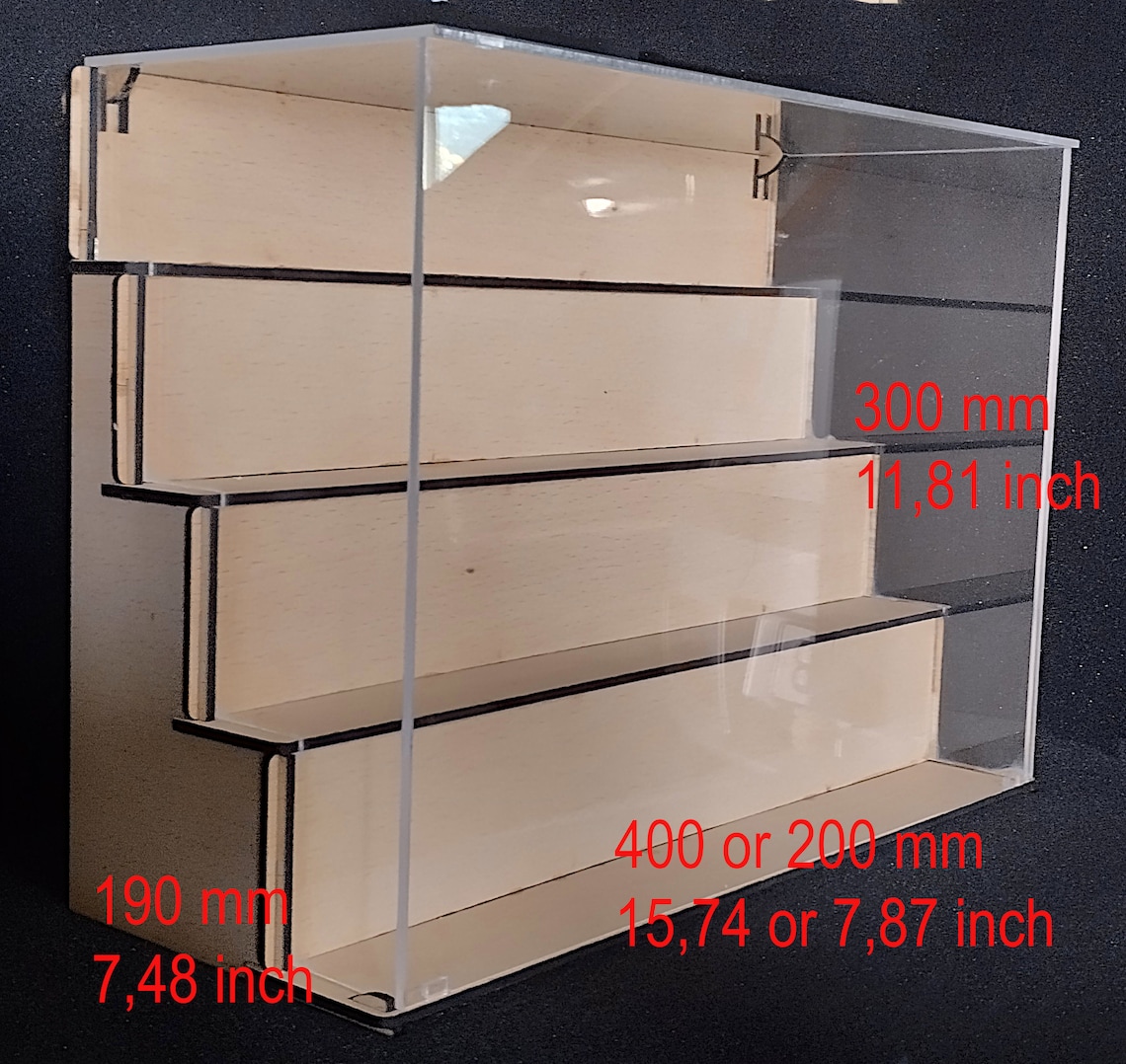 Tabletop Display for Miniatures. Display Case for Collectors. Figures ...
