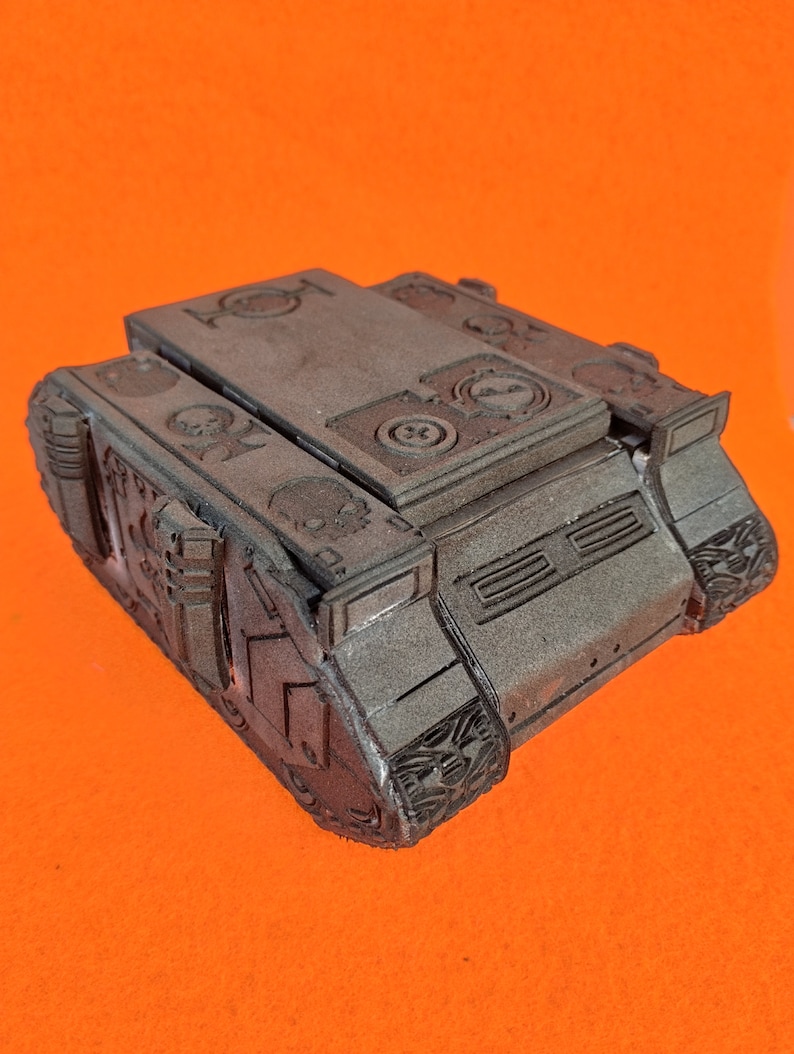 Adepta Sororitas Dice Rolling Tank. Armored Vehicle With Dice Tower and ...