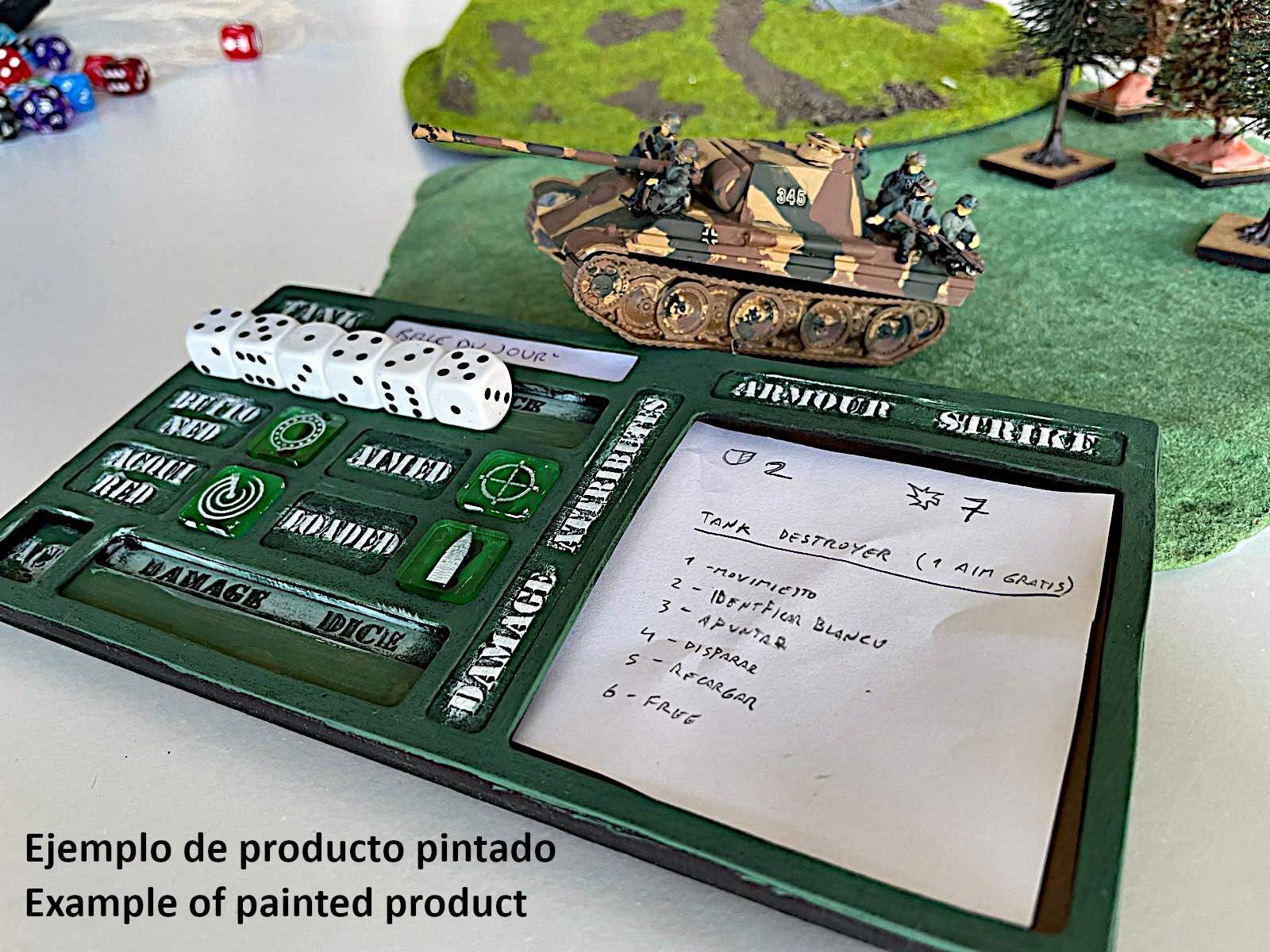 Dashboard for What a Tanker. Dashboard for WAT Wargame. Instrument ...