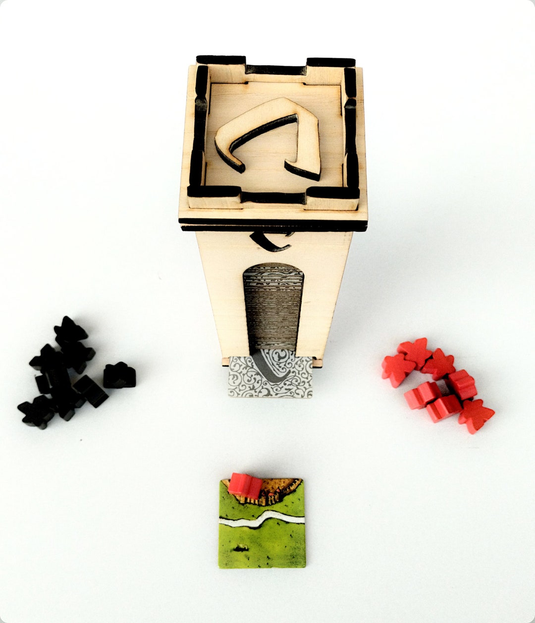 Carcassonne Tile Dispenser. Tile Organizer for Carcassonne. Carcassonne ...