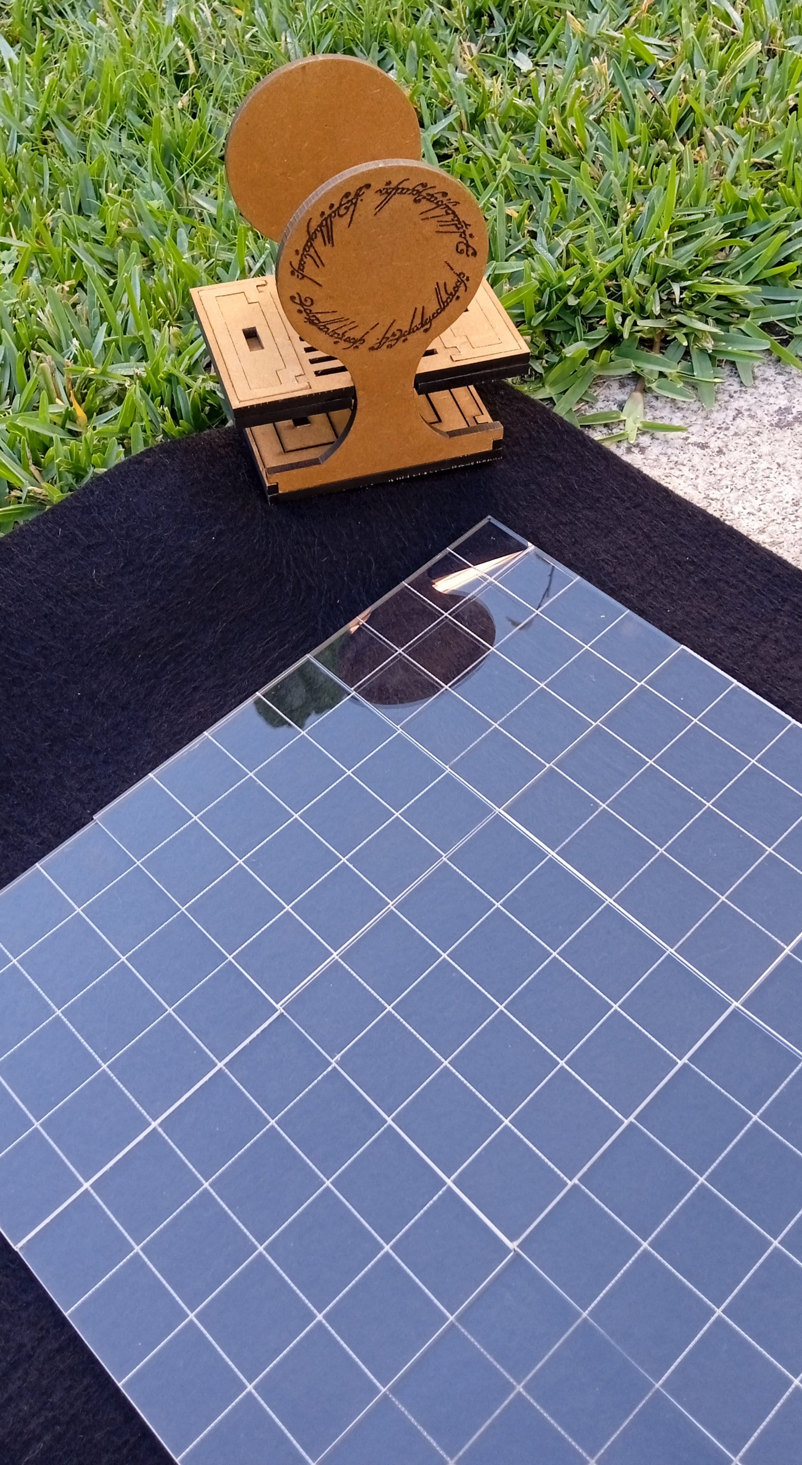 Dungeon Modular Tiles, Acrylic Game Board, 9 Battle Tiles With One Inch ...