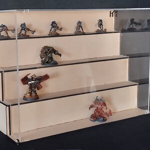 Tabletop Display for Miniatures. Display Case for Collectors. Figures ...