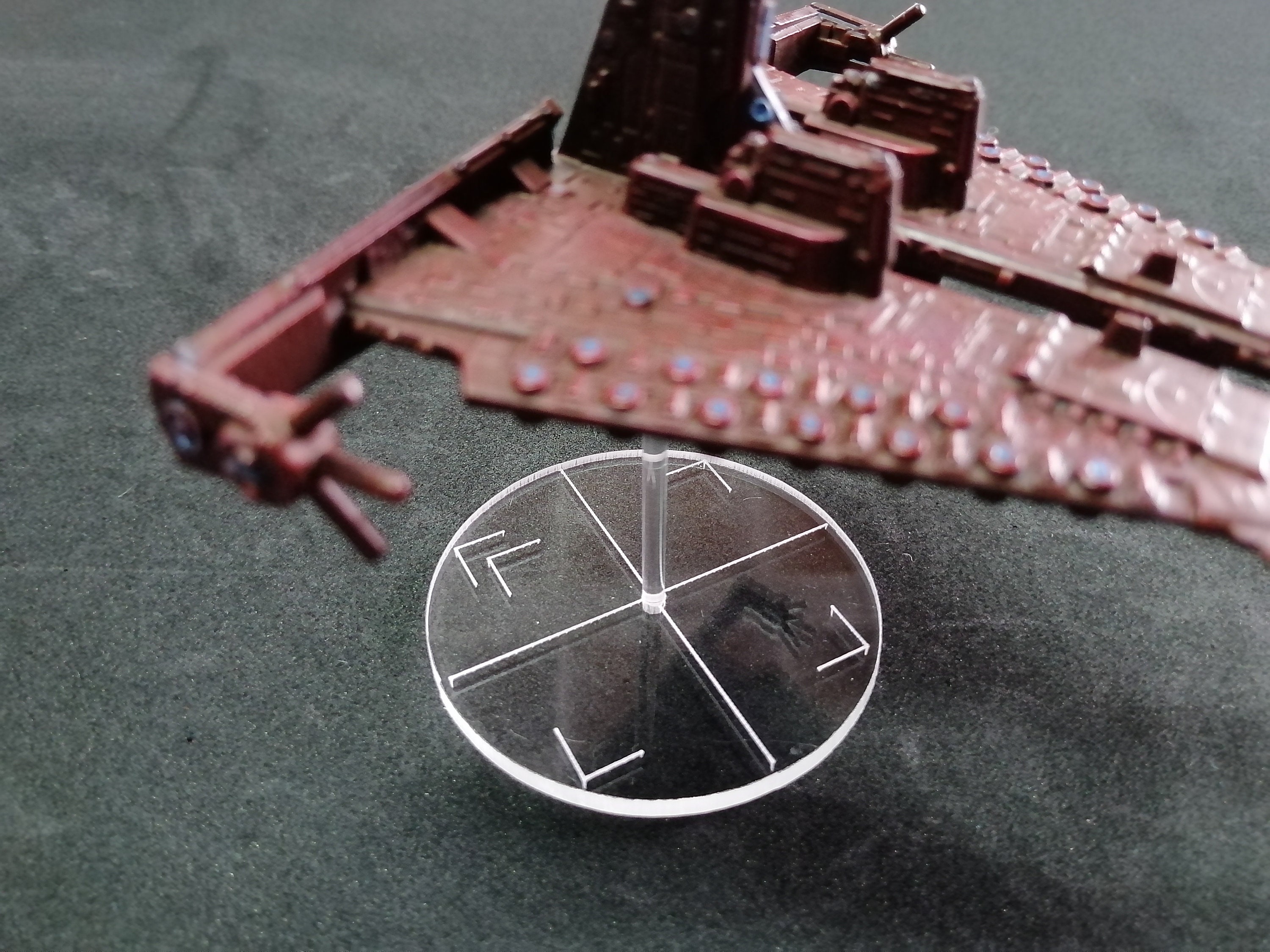 Battlefleet Gothic 60mm Bases Pack, Height 50mm. Warhammer 40k Flying ...