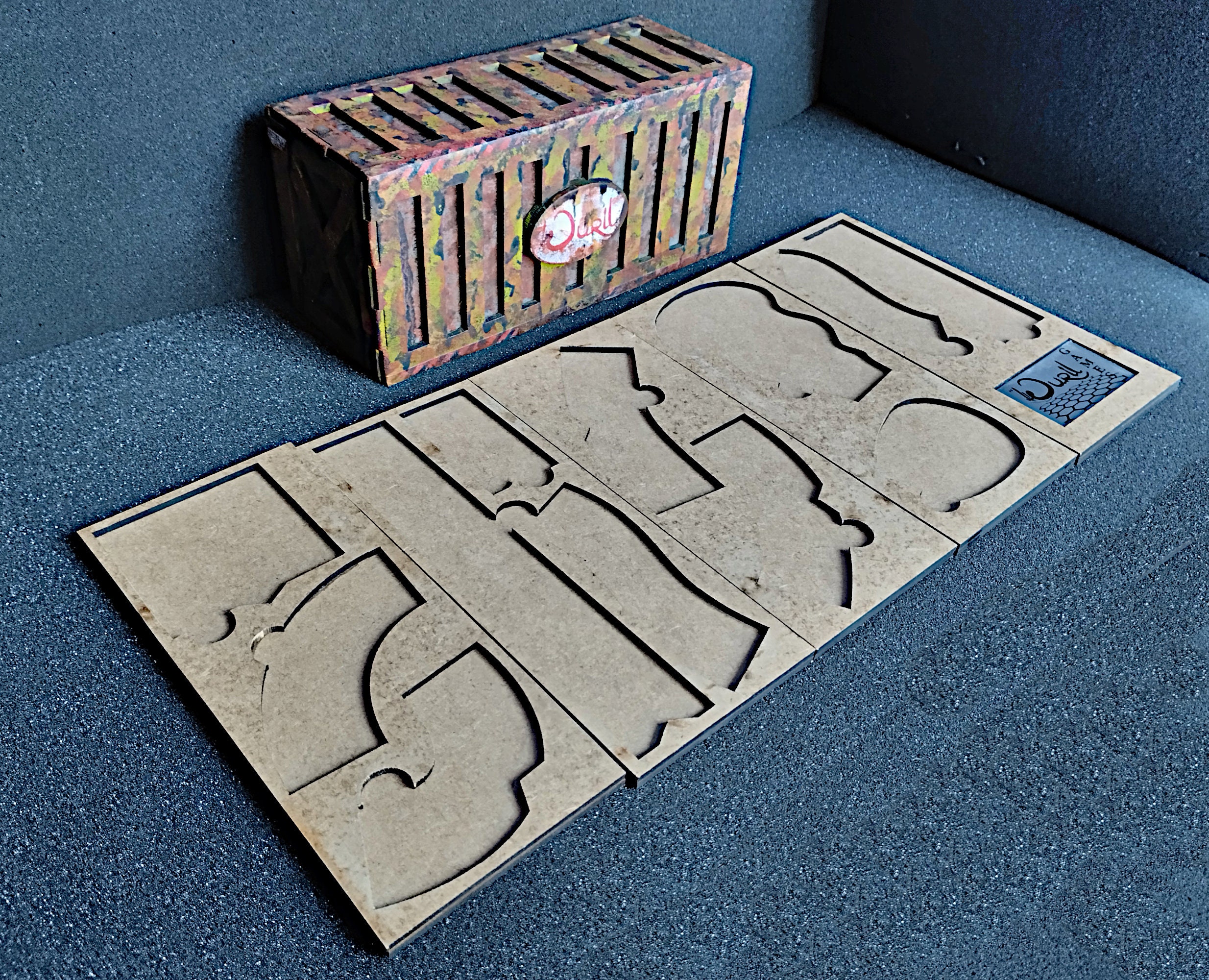 Container Box for Movement Templates Gaslands, Compatible Terrain ...