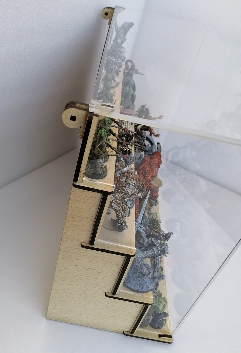 Tabletop Display for Miniatures. Display Case for Collectors. Figures ...
