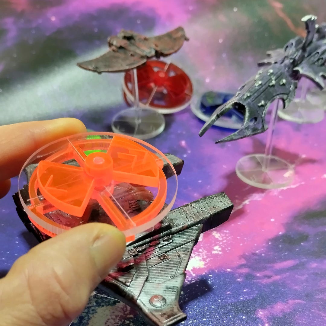 BFG Bearing Compass. Compass Compatible With Battlefleet Gothic. Tool ...