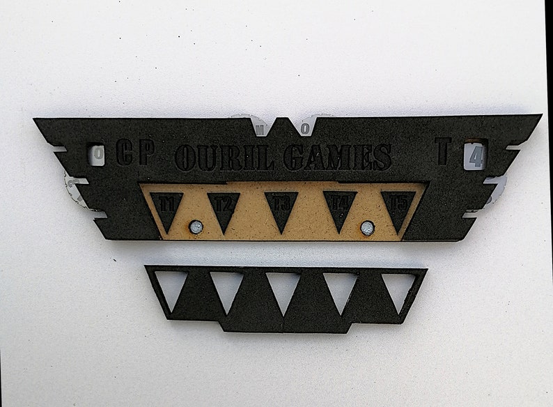 Warhammer 40K Score Tracker. Turn Marker, Command Points, Generals and ...