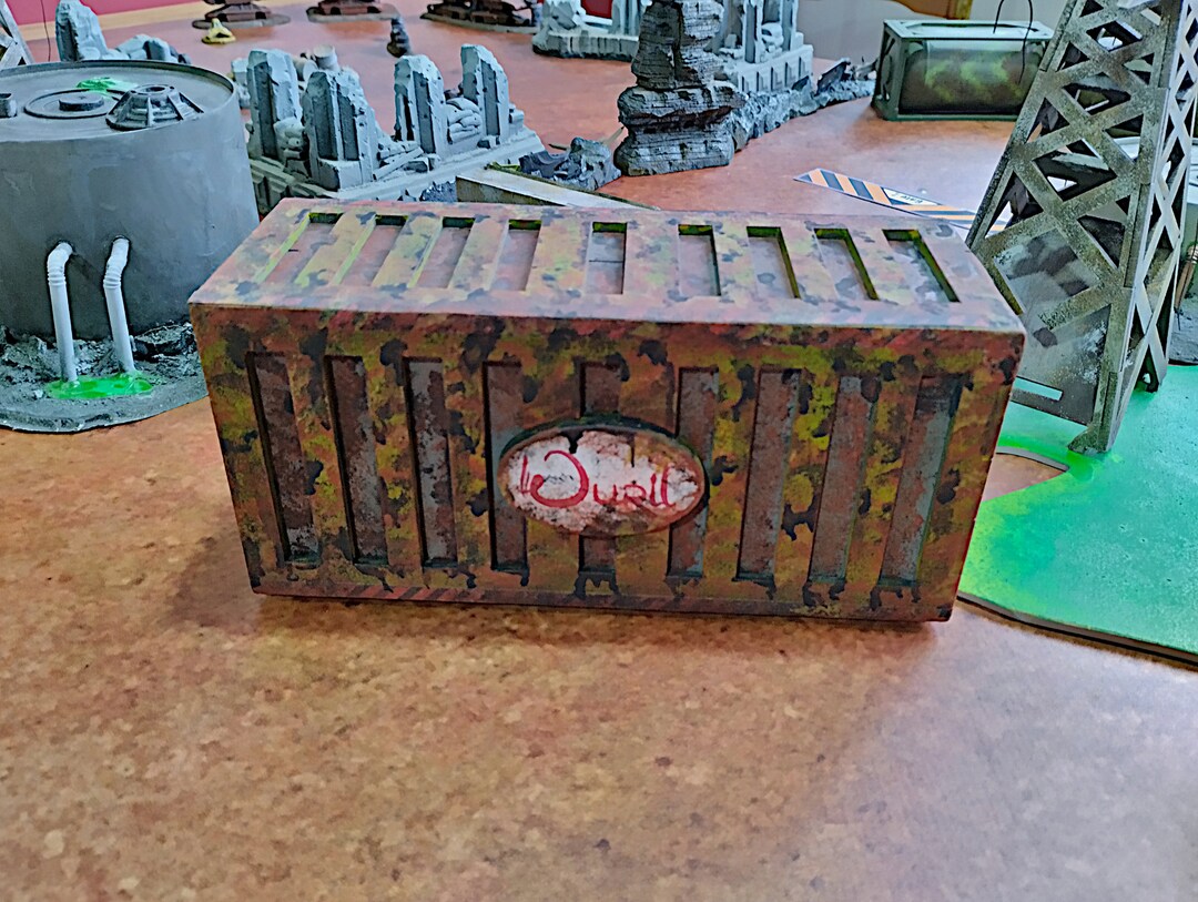 Container Box for Movement Templates Gaslands, Compatible Terrain ...