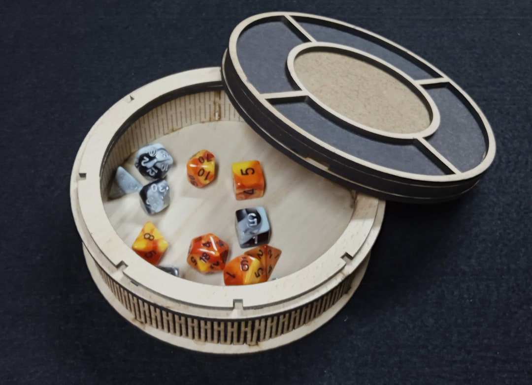 Dice Box, Complement for Role Playing and Board Games. Meeple Box With ...