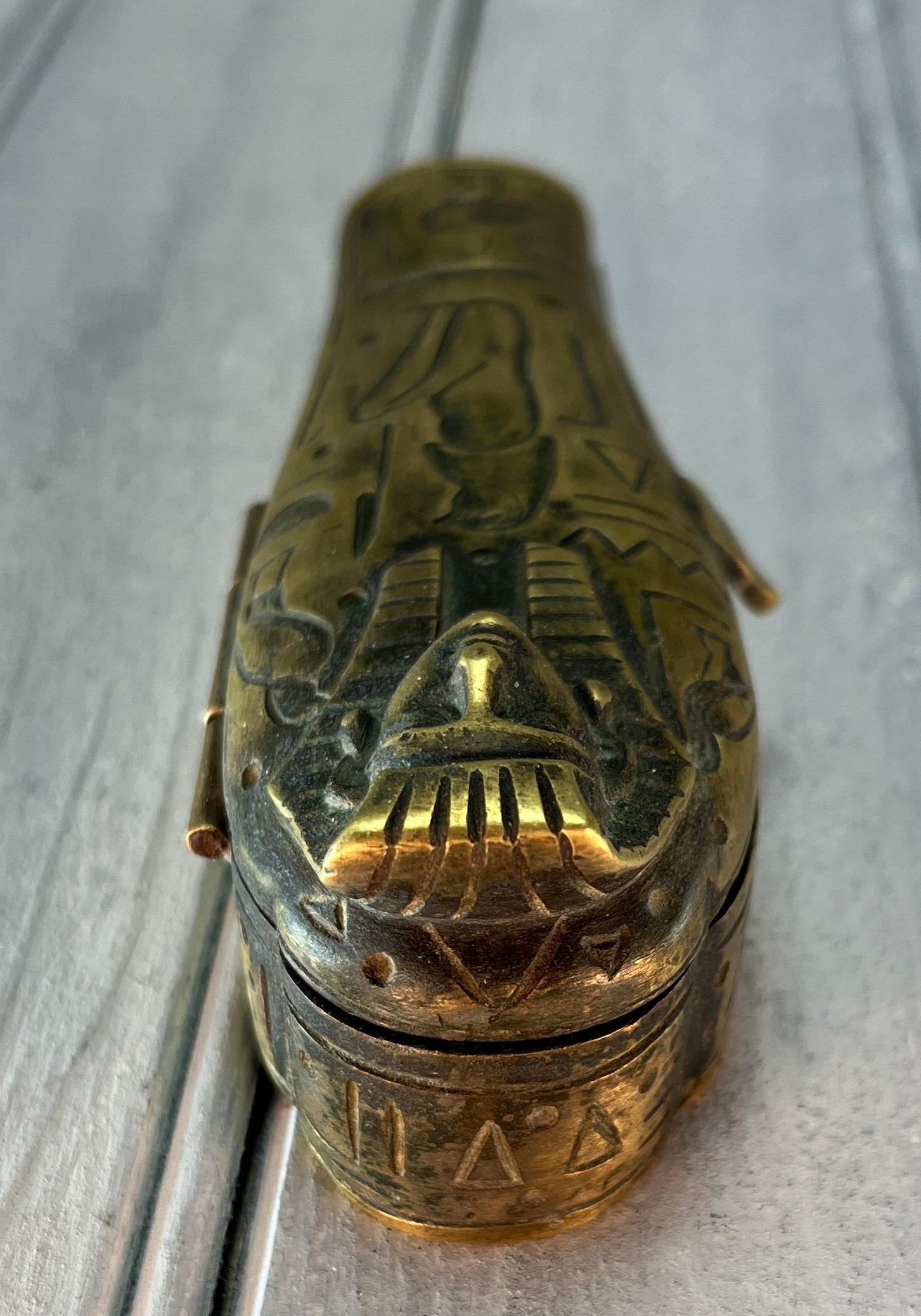 Brass Egyptian Mummy Sarcophagus Box - Etsy