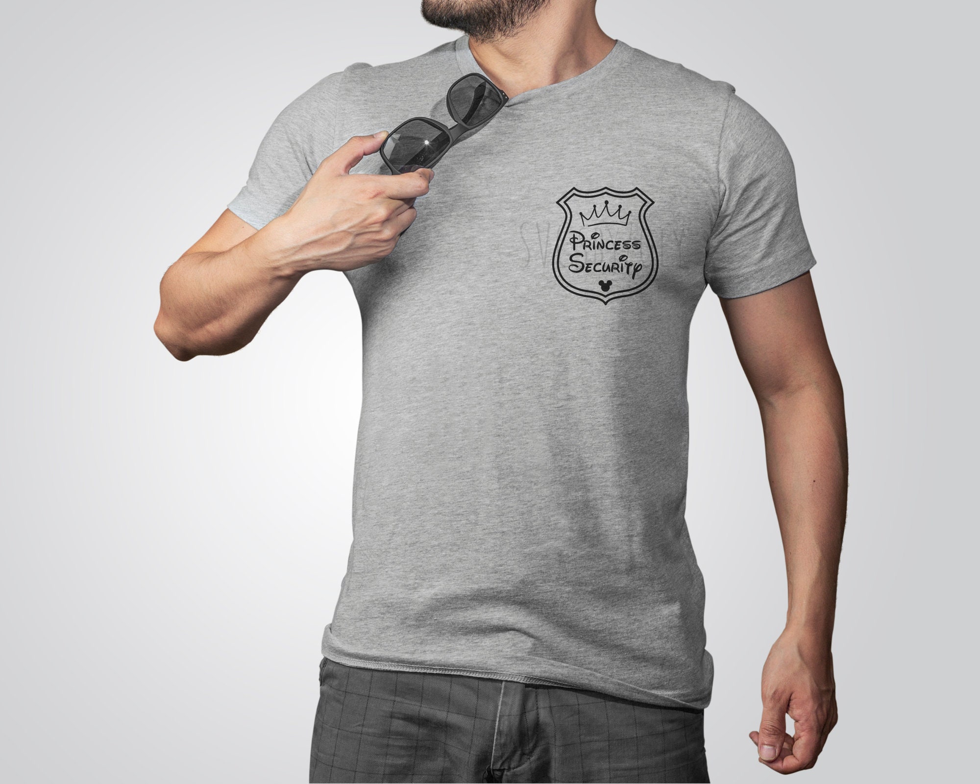 Princess Security Svg, Daddy, Birthday Party Svg, Vacation Matching ...