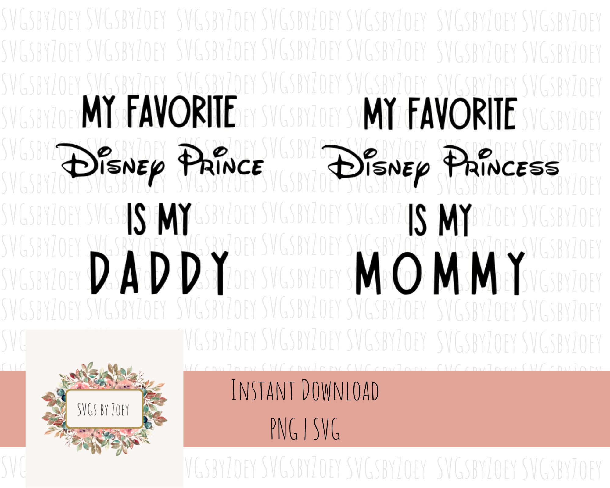 Mommy is My Favorite Princess Svg Daddy is My Favorite Prince - Etsy