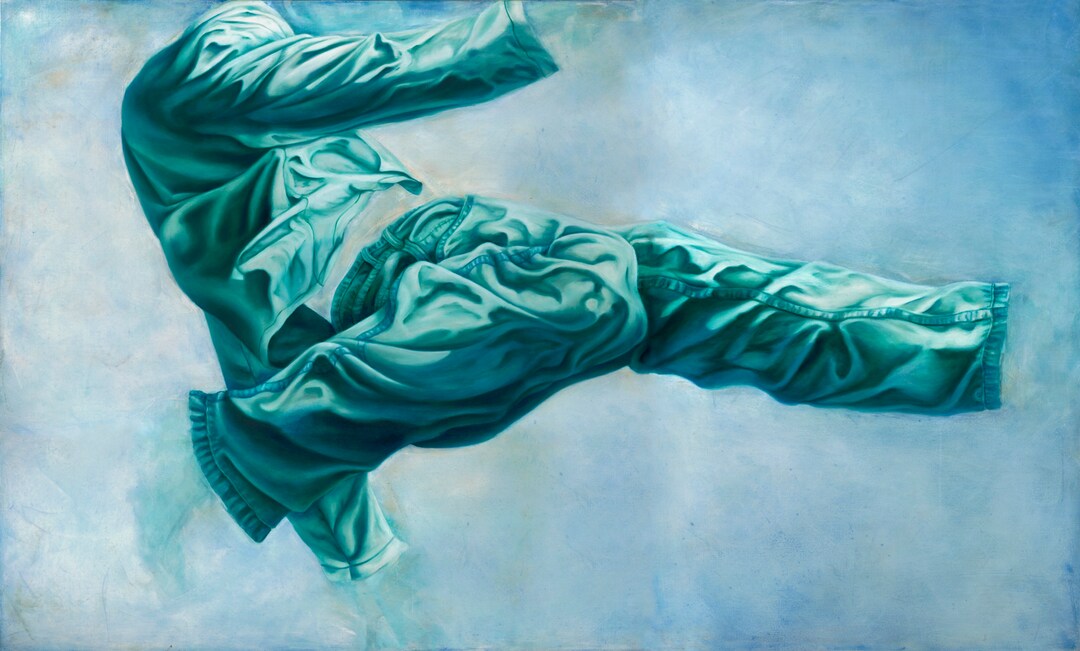 Breakdancer Fine Art Canvas Print, Surrealistic Male Figure - Etsy