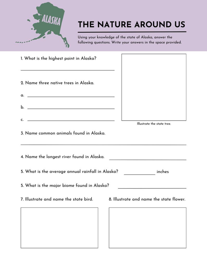 Alaska Discovery Kit for 2nd-5th Grade Kids - Etsy