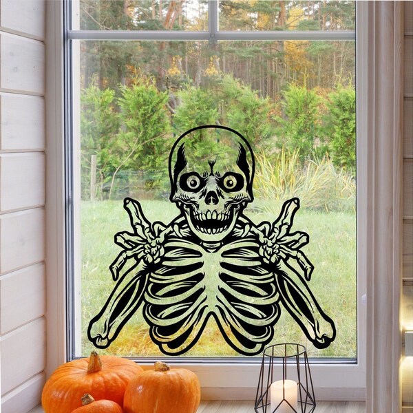 Skeleton Decal - Etsy UK