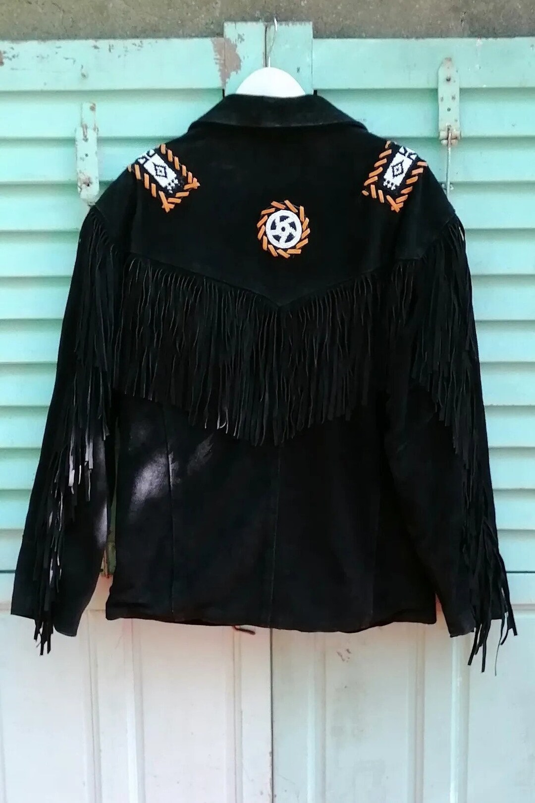 New Native American Western Men's Leather Jacket With - Etsy