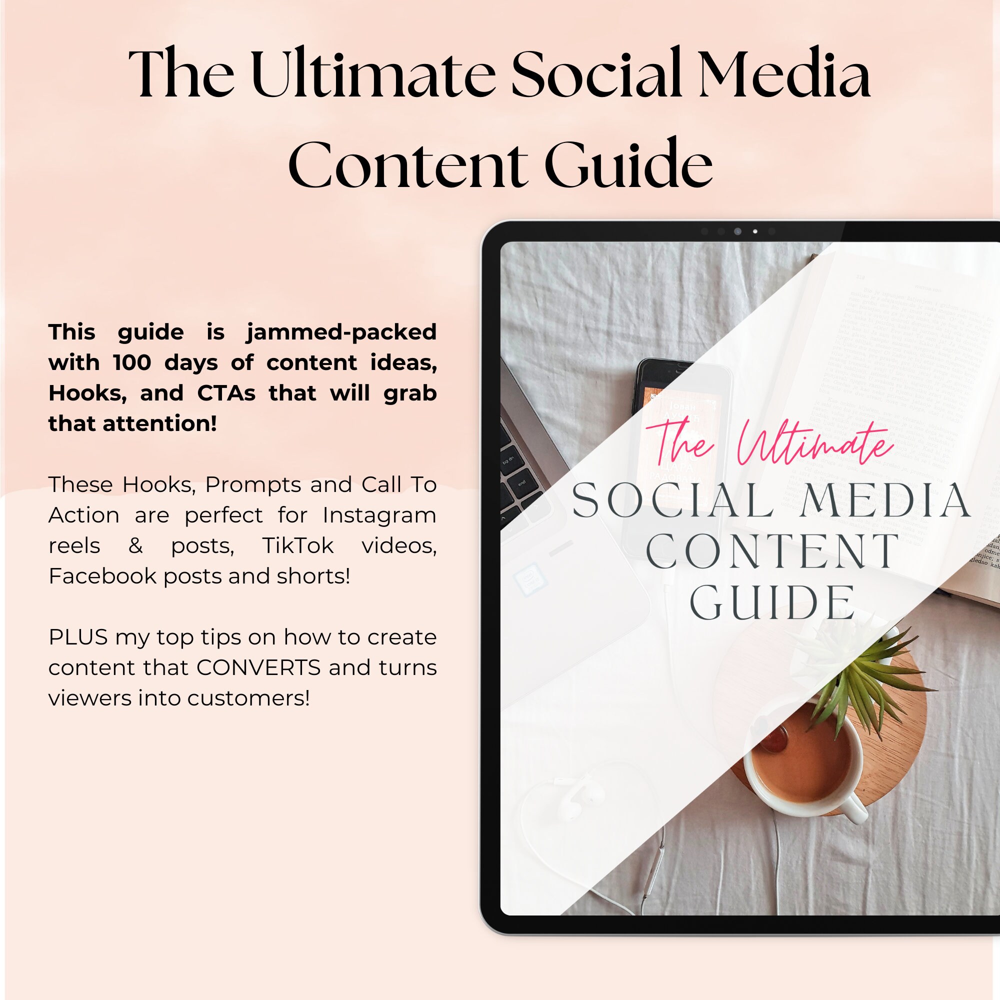The Ultimate Social Media Content Guide With Master Resell Rights MRR ...