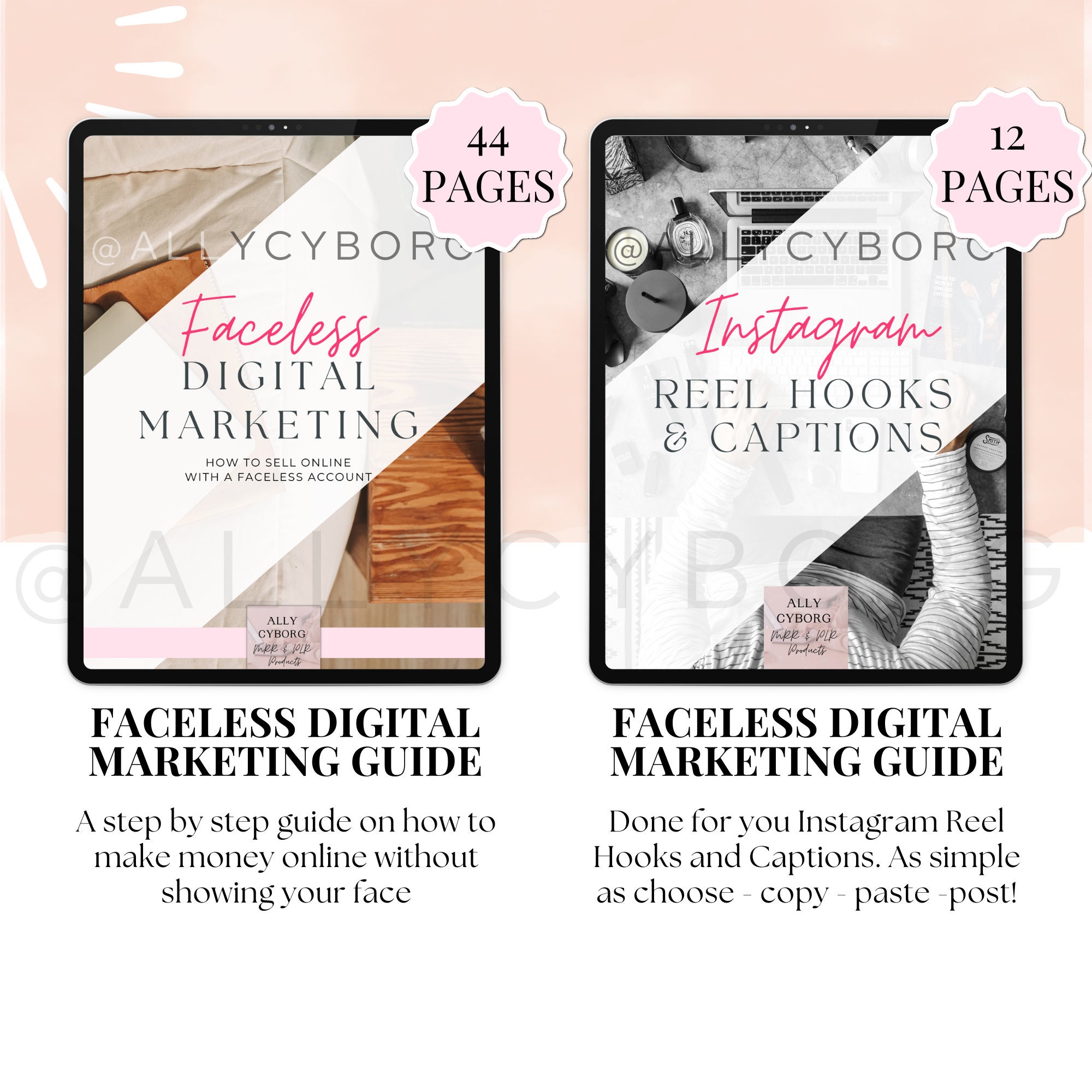 FACELESS Digital Marketing Guide Bundle Master Resell Rights Private ...