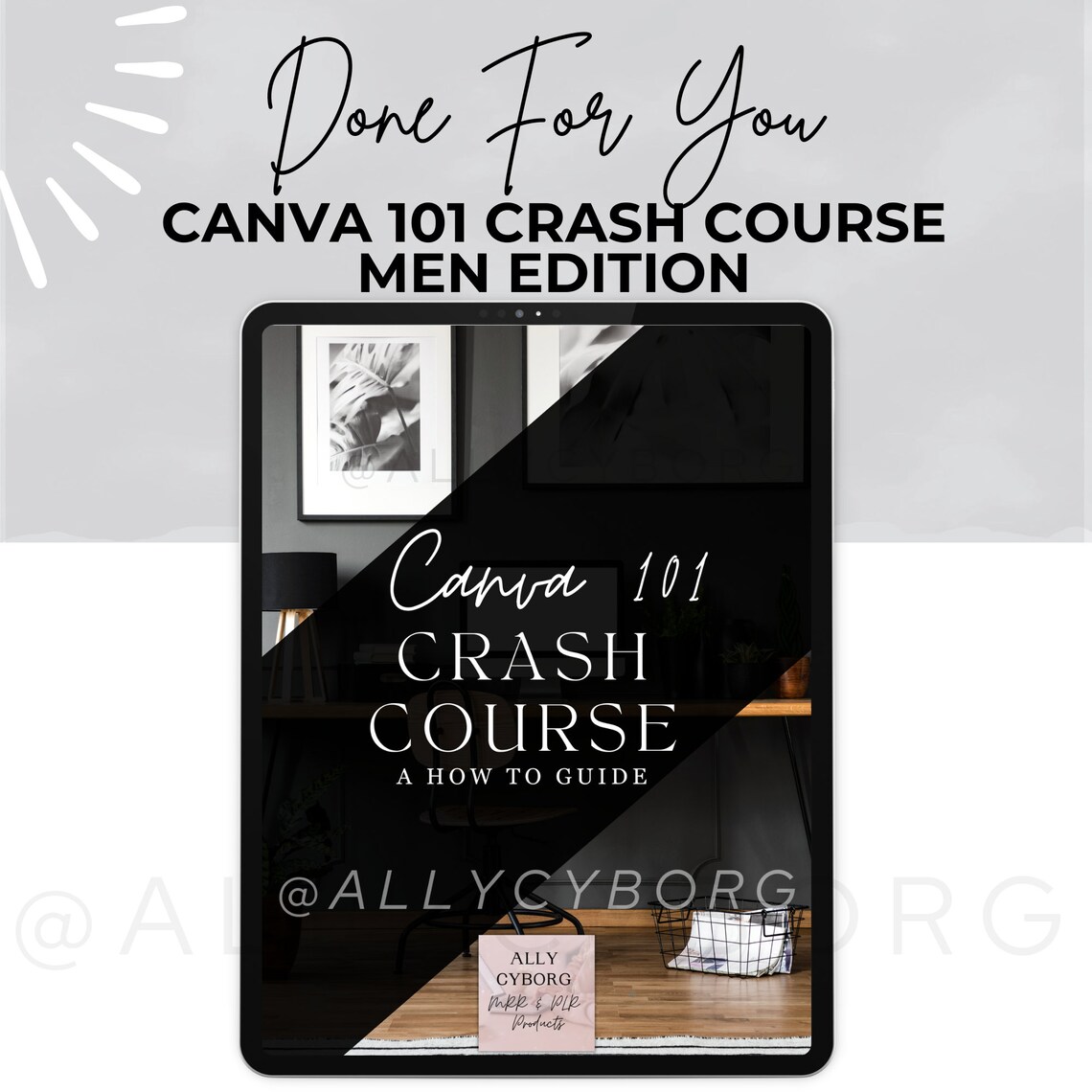 MEN'S Canva 101 How to Guide Canva Crash Course With Master Resell ...