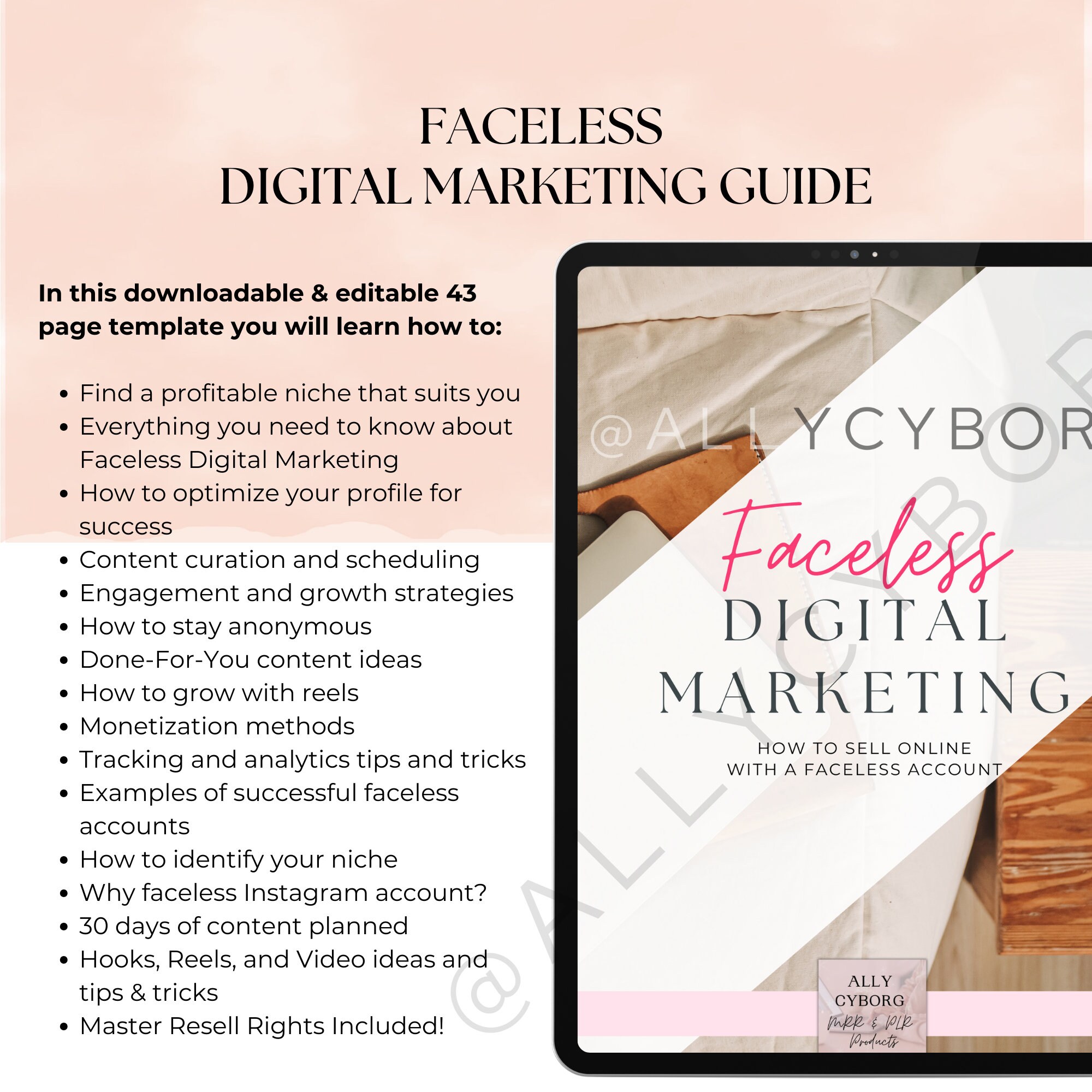 Digital Marketing Guide MEGA Bundle With Master Resell Rights MRR Done ...