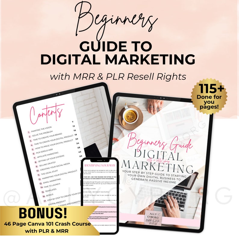Done for You Digital Marketing Guide W/ Master Resell Rights MRR ...