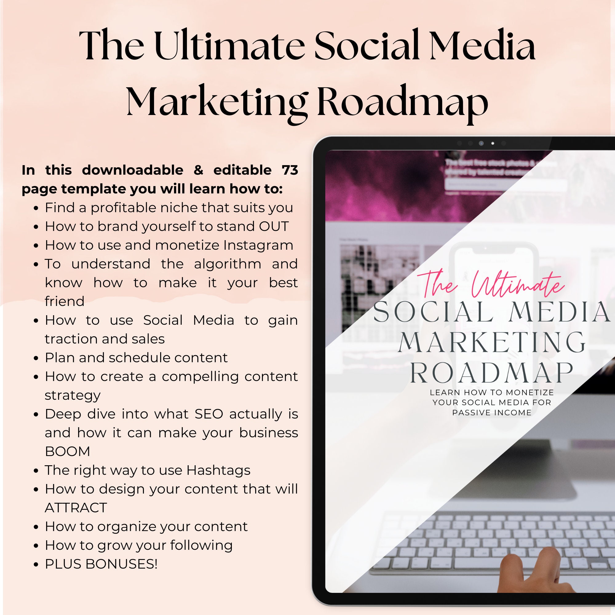 Ultimate Social Media Marketing Roadmap With Master Resell Rights MRR ...