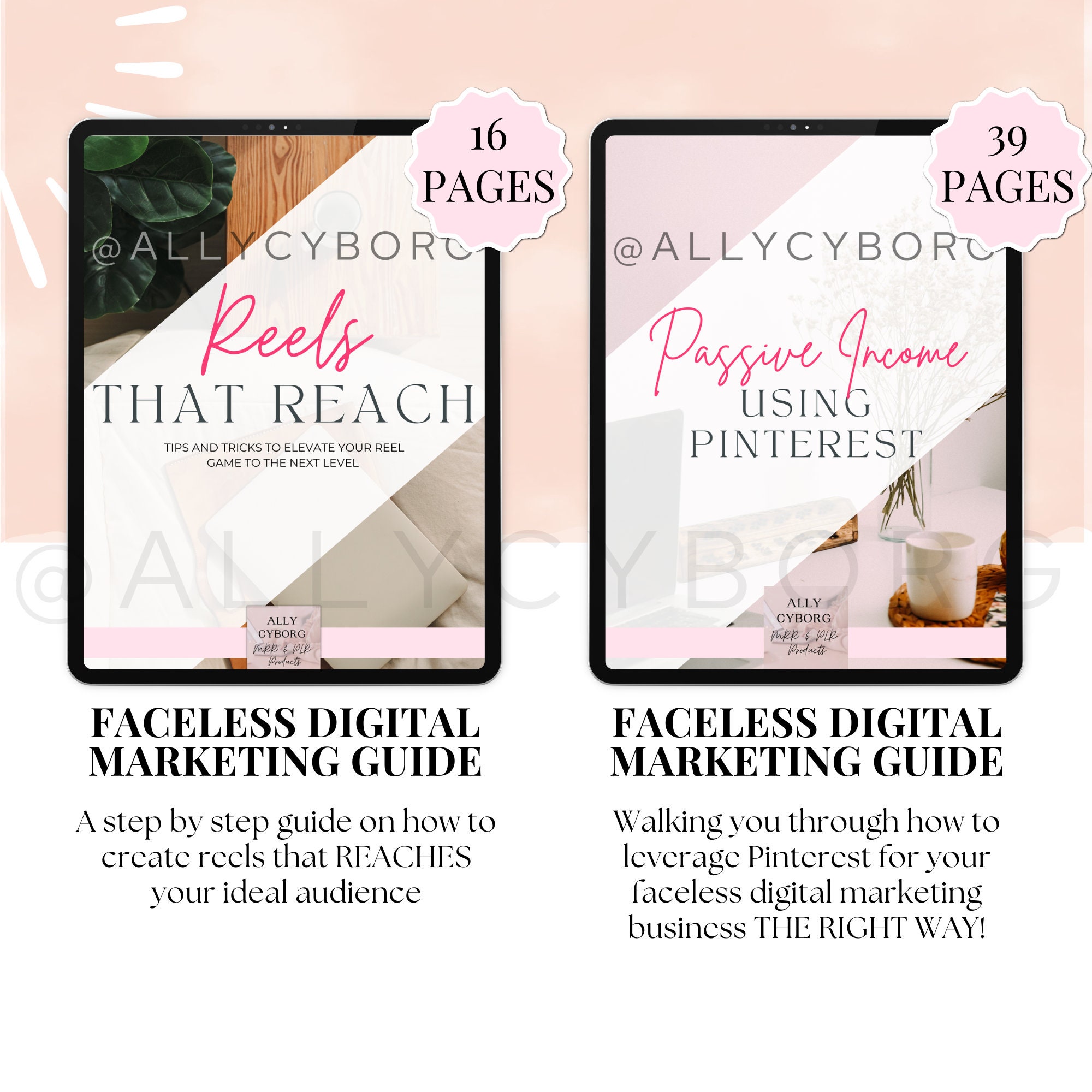 FACELESS Digital Marketing Guide Bundle Master Resell Rights Private ...